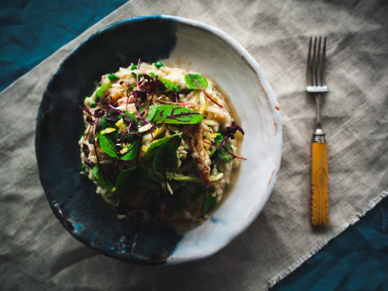 Cornish Crab and Lemon Confit Risotto | Seafood Direct to you Door